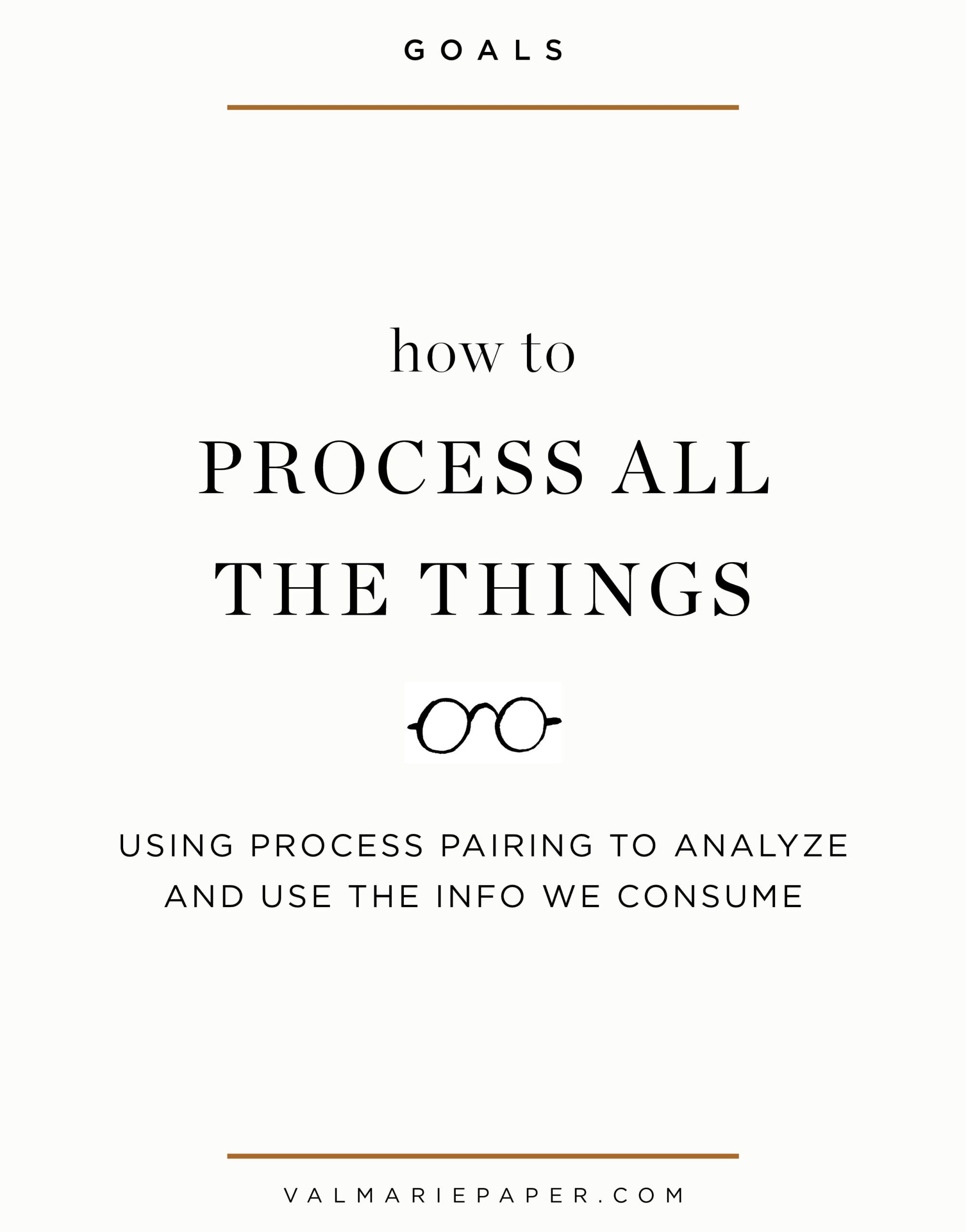 What is Process Pairing? • Val Marie Paper